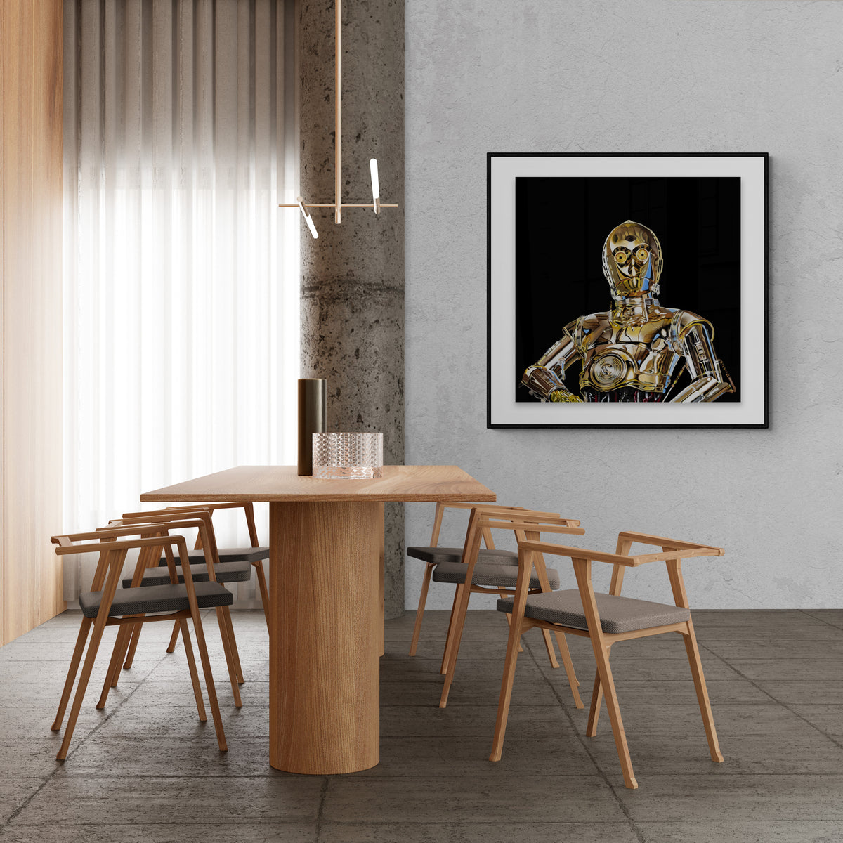C3PO | Limited Edition Print | Erin Rothstein – Art by Erin Rothstein