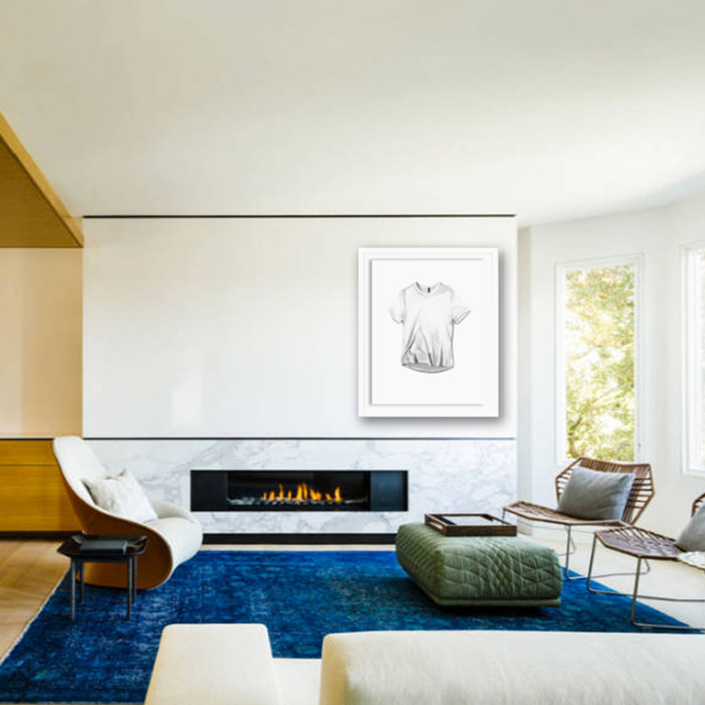 White T | Limited Edition Print | Erin Rothstein – Art by Erin Rothstein