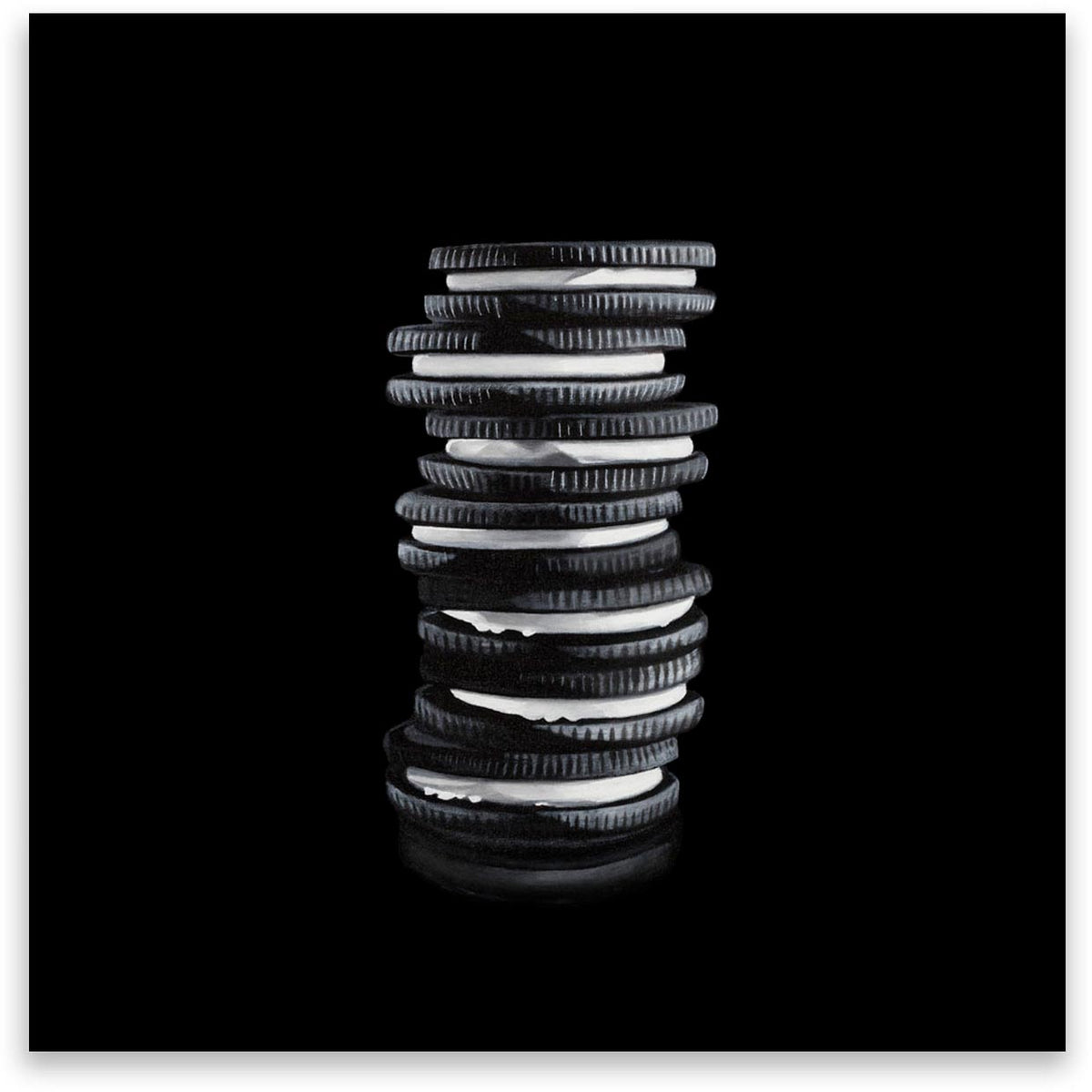 Stacked (Black) | Limited Edition Print | Erin Rothstein – Art by Erin ...